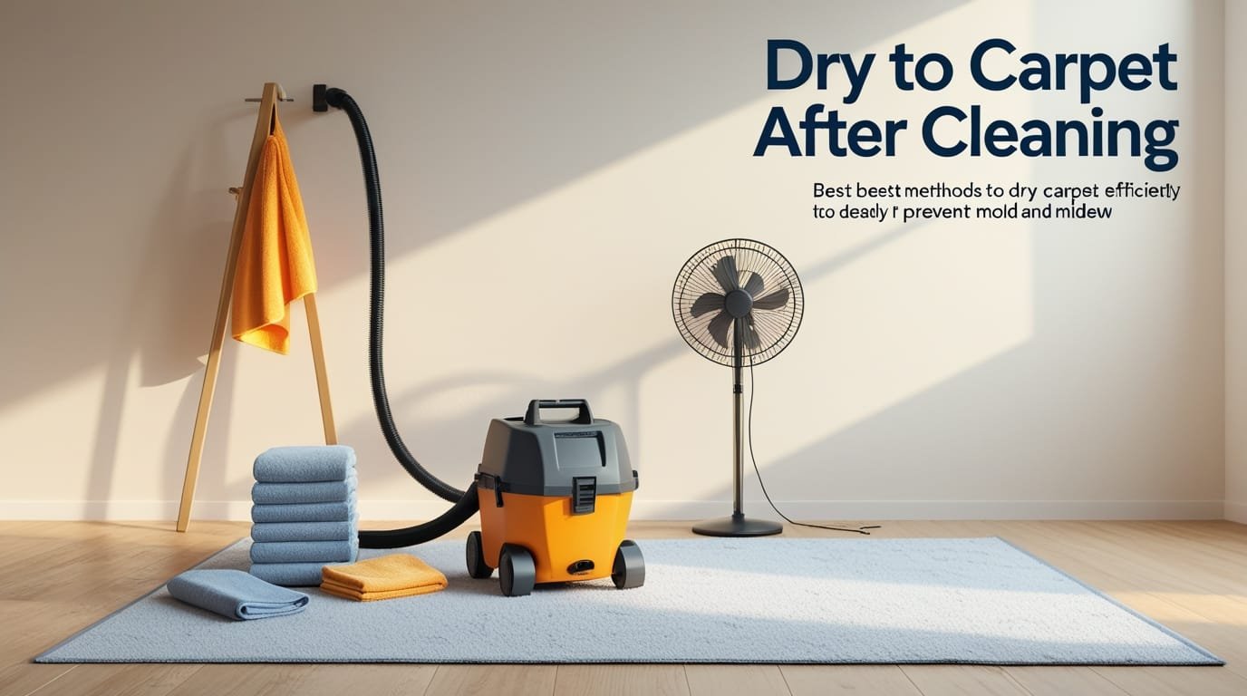 How To Dry A Carpet After Cleaning : Fast And Effective